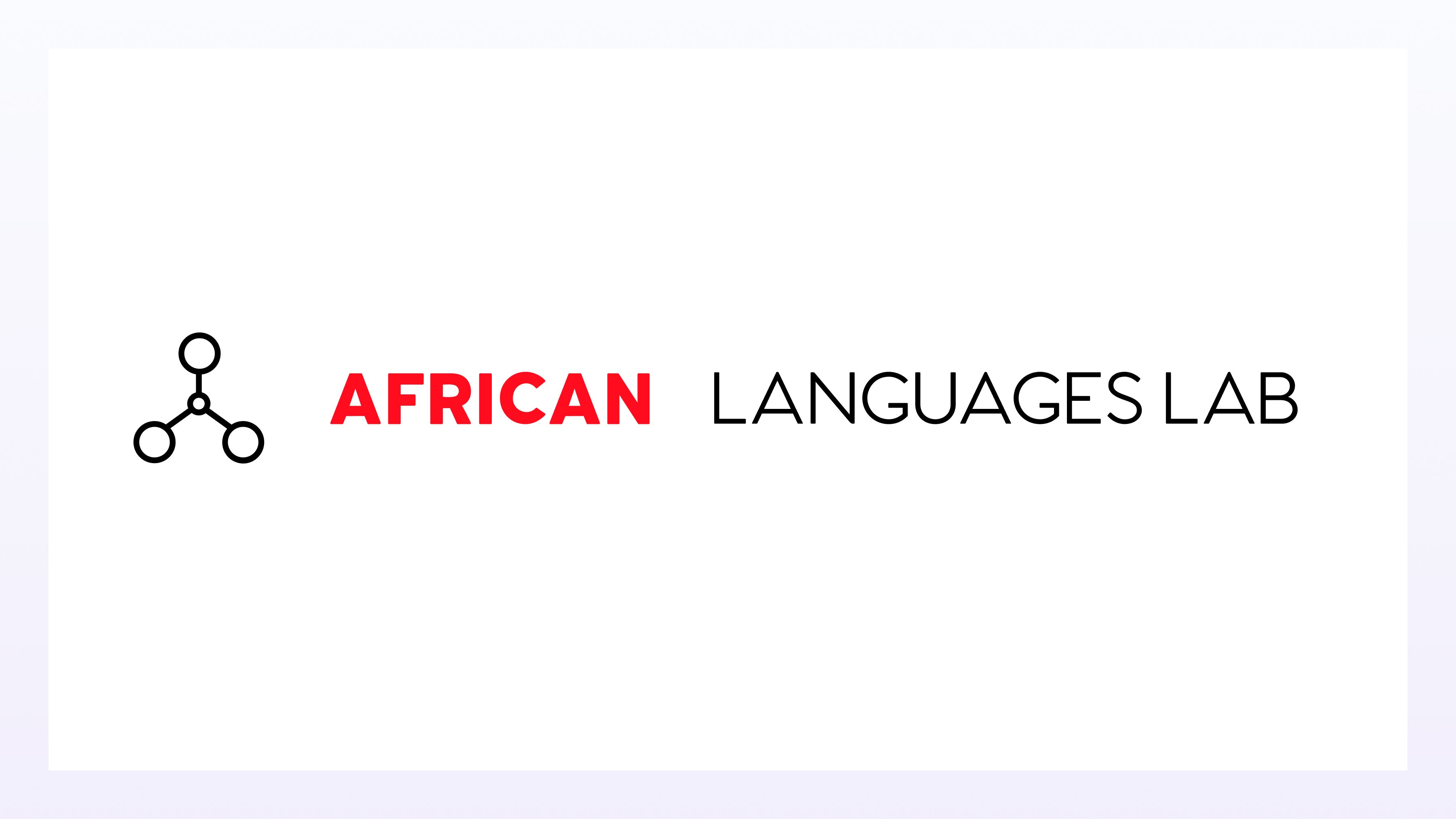 Hur African Languages Lab ger språk med låga resurser